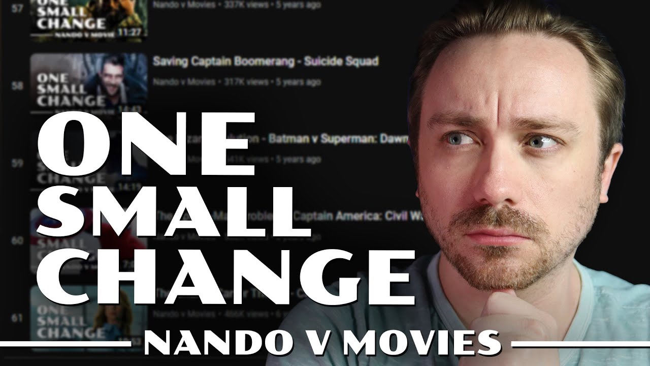 Why I stopped making One Small Change videos - YouTube