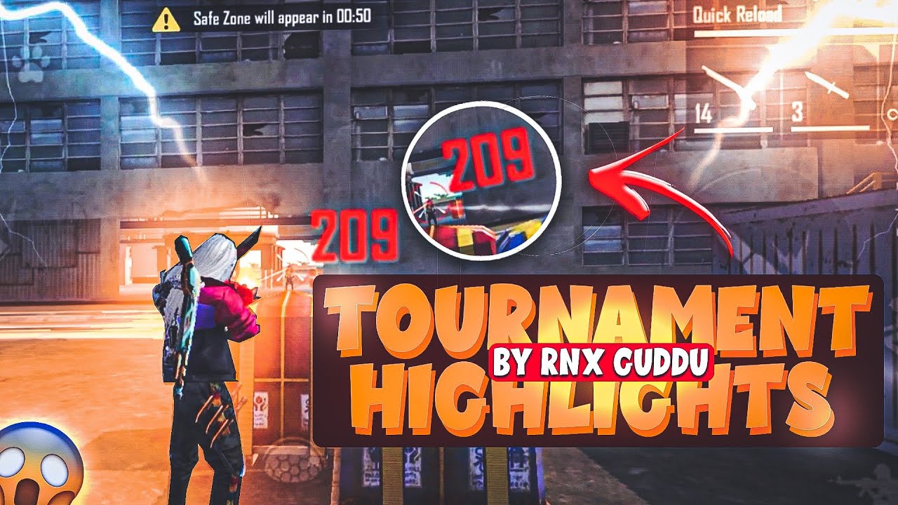 ⚡IMPROVING MY GAMEPLAY ️🔥RNX GUDDU TOURNAMENT HIGHLIGHTS ️🏆🇮🇳 - YouTube