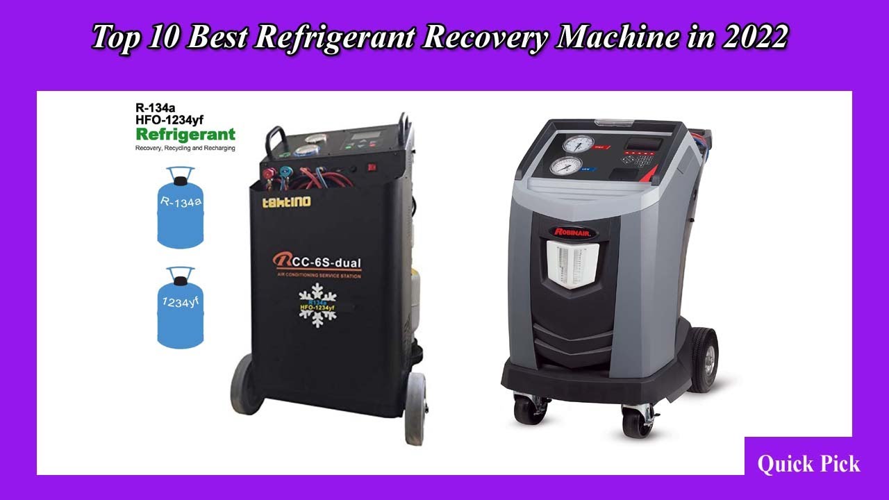 What Is Best Refrigerant Recovery Machine at Alaina Johnson blog