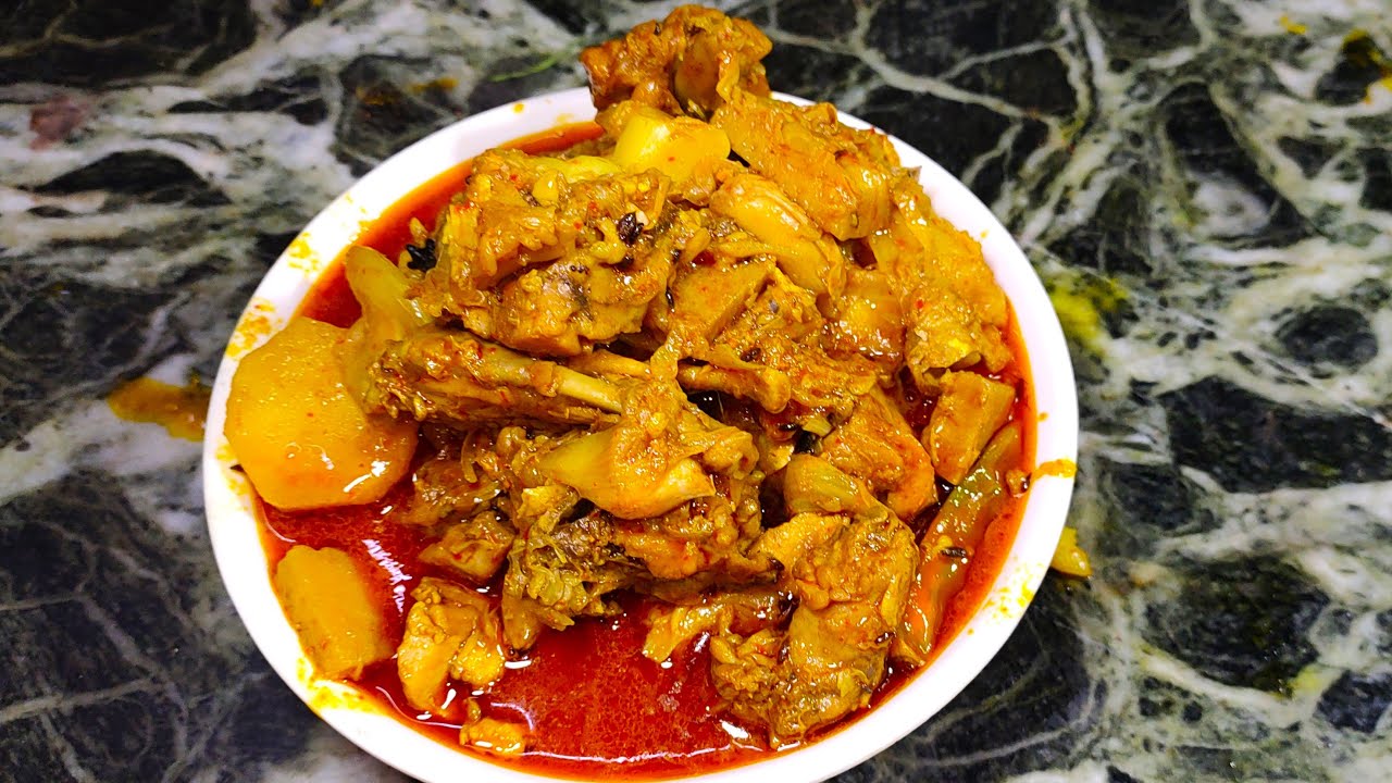 #এঁচোড় মাংস ( #kathal Chicken Recipe ) - YouTube