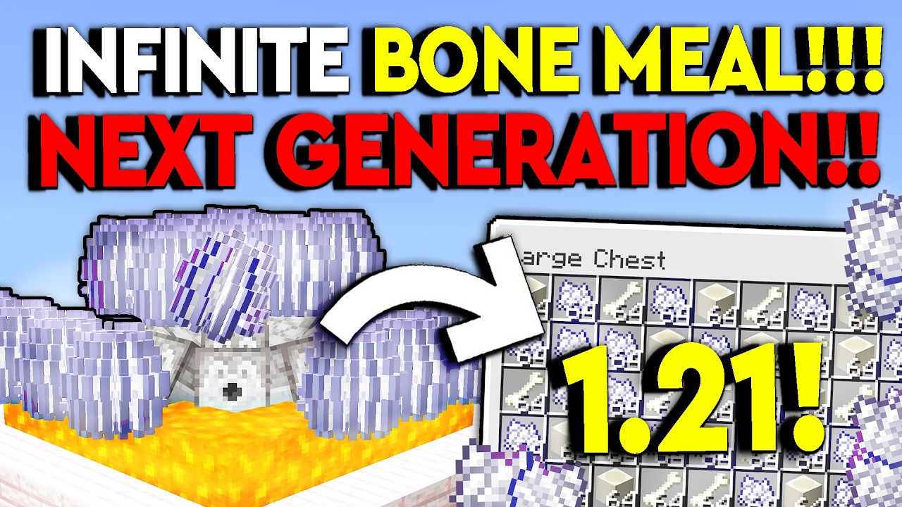 BEST 1.21! INFINITE BONEMEAL FARM NEW! Minecraft Tutorial - YouTube