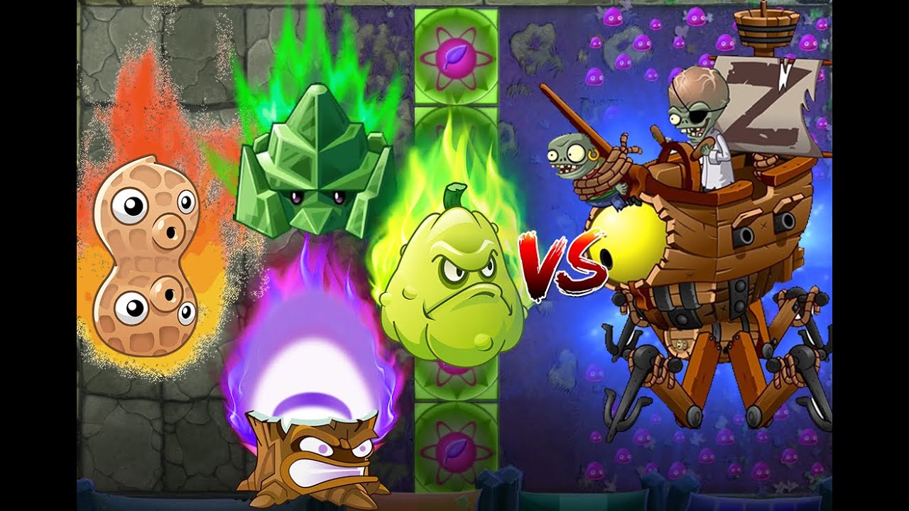 Pvz2 Arena Pvp - Crazy Powerful Strategy - Squash Team - YouTube