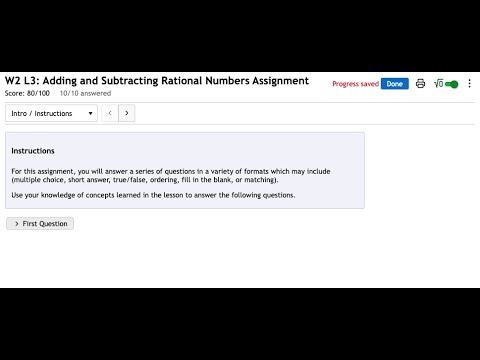 My Open Math Assignment Tutorial - YouTube