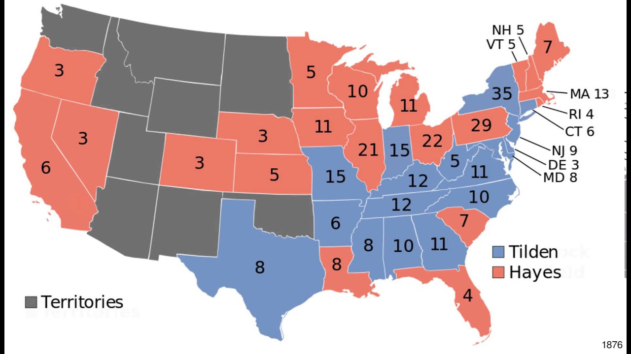 US Presidential Election Timelapse - 1848 - 1912 - YouTube