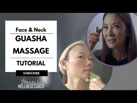 Face & Neck Transformation with Gua Sha Massage | Tutorial |Beauty Tips ...