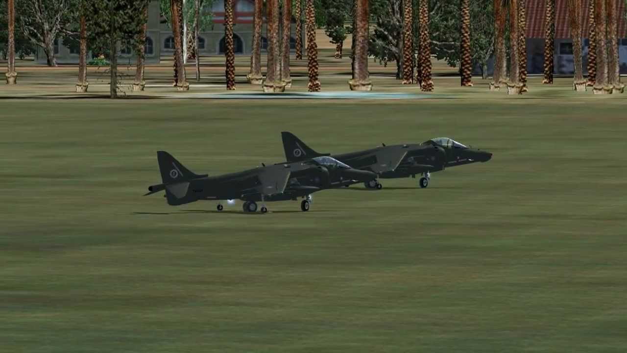 Fighter Jet "TINIKLING" Fil-Brit Harrier GR5 @ Mactan Air Base, Cebu ...