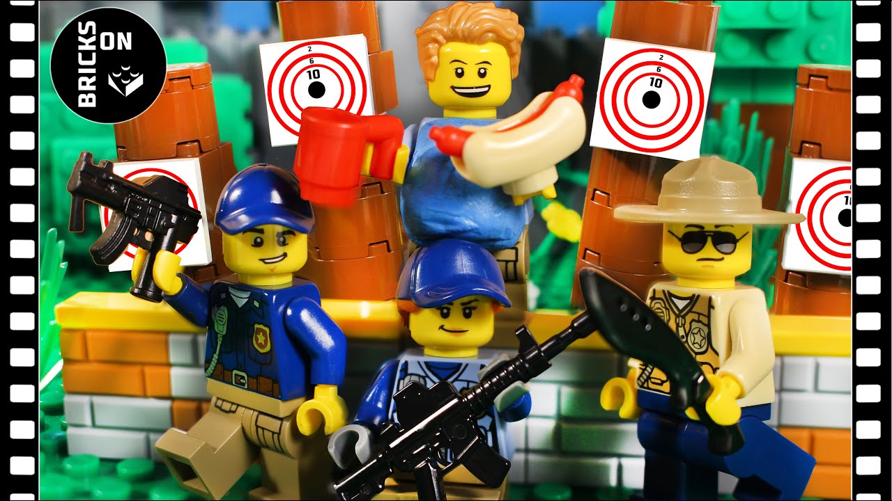 Lego Police Academy Shooting Range School Obstacle Course City ...