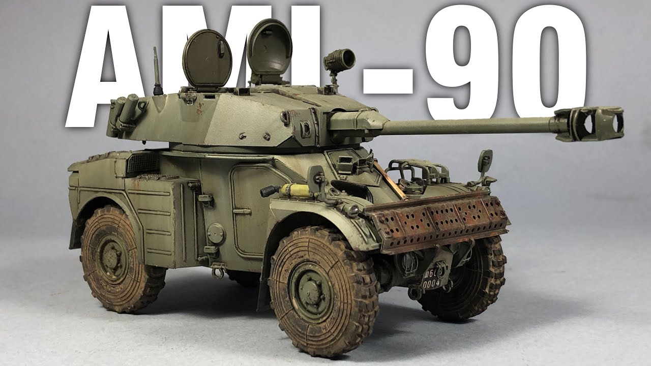 AML-90, Tiger Model 1/35, Painting and Weathering - YouTube