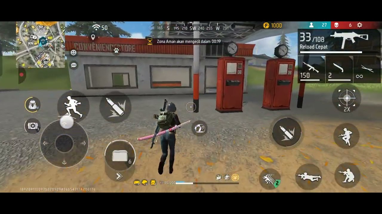 BELAJAR MAIN GAME FREE FIRE DI BATTLE ROYALE PART 83 - YouTube