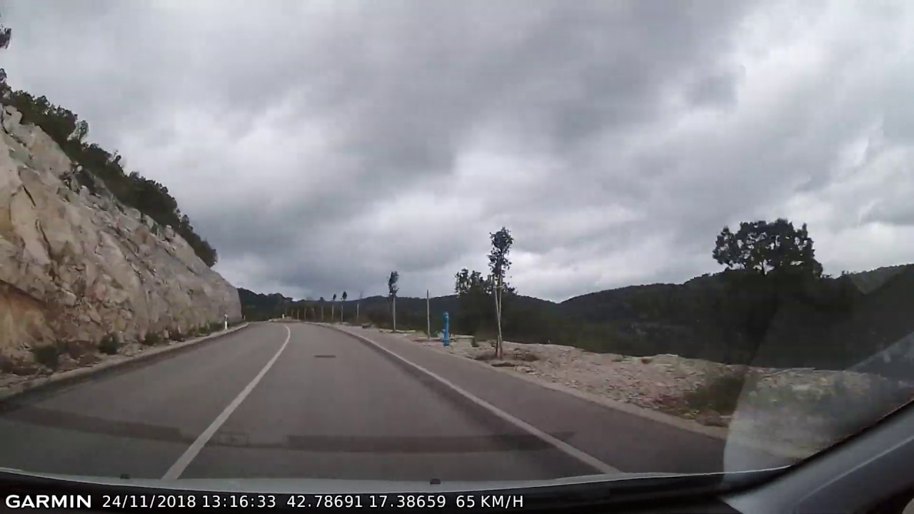 DRIVE #389: Ropa-Goveđari (NP Mljet) (Mljet) (Croatia) (timelapse 4x ...