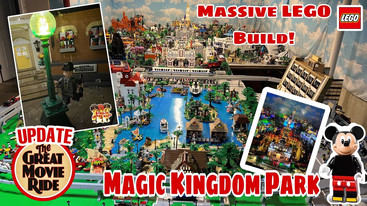 Massive LEGO Magic Kingdom Park & Hollywood Studios “The Great Movie ...