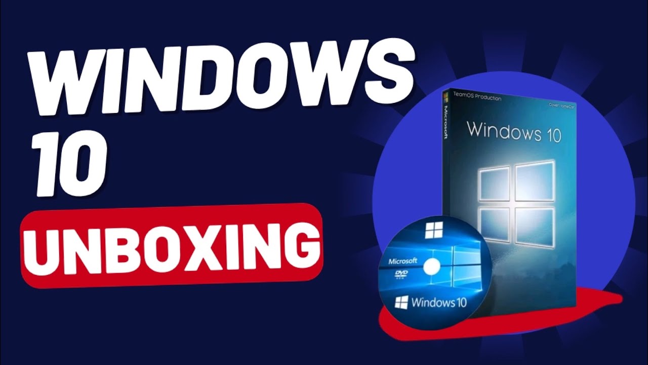 Unboxing windows 10 - YouTube