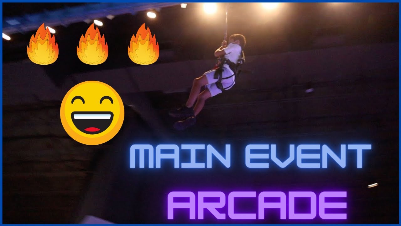 Our Main Event Arcade Visit - YouTube