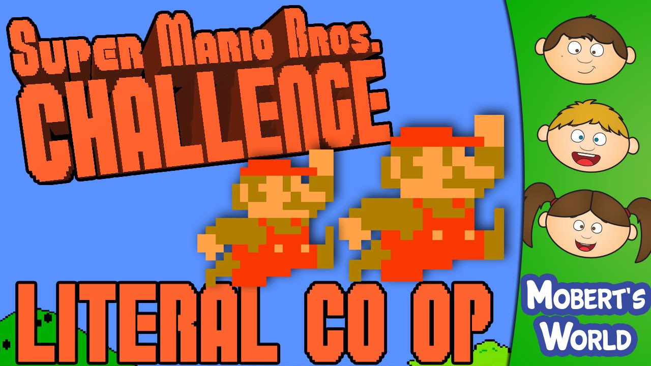 Super Mario Bros. Challenge - Literal Co Op - Video Game Challenges ...