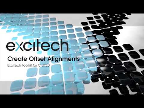 Excitech Toolkit for Civil 3D - Create Offset Alignments - YouTube
