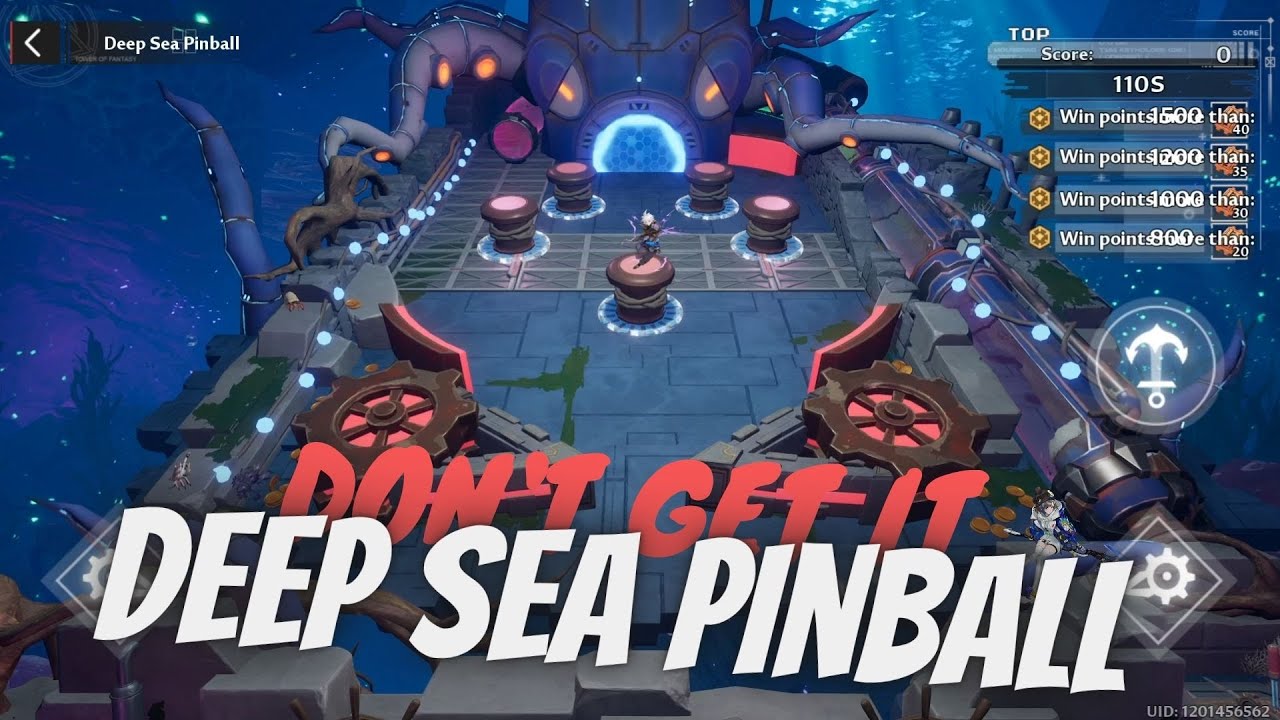 INTERACRIVE GAME - DEEP SEA PINBALL | OVERVIEW GAMEPLAY | TOWER OF ...