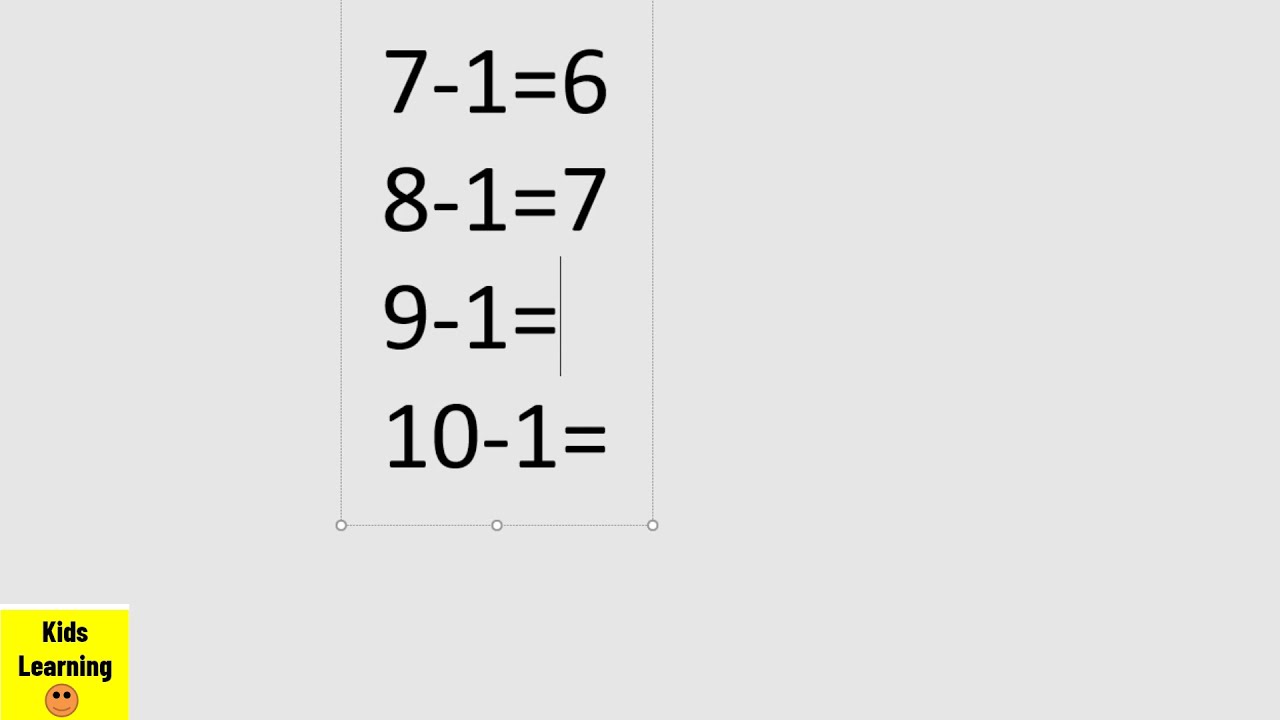 Plus (+) and Minus (-) Exercises for Kids - YouTube