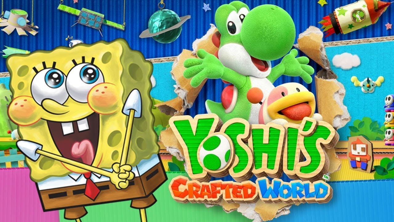 QUE JOGO FOFO! | Bob Esponja no Yoshi's Crafted World - YouTube