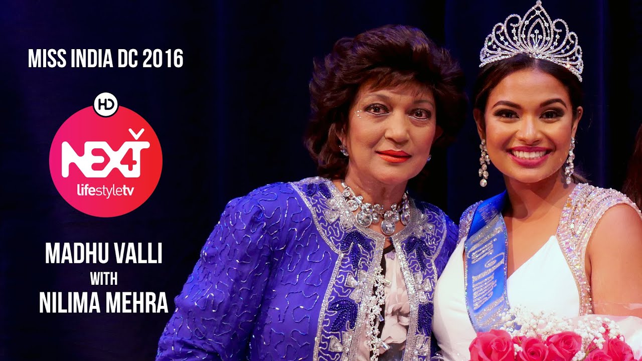 Nilima Mehra Interview Madhu Valli Miss India DC 2016 - YouTube