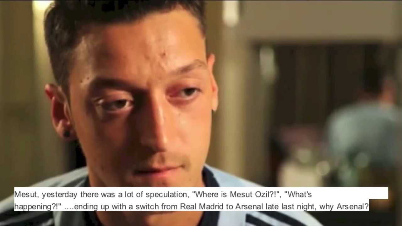 Mesut Ozil Arsenal Interview - English Subtitles - YouTube