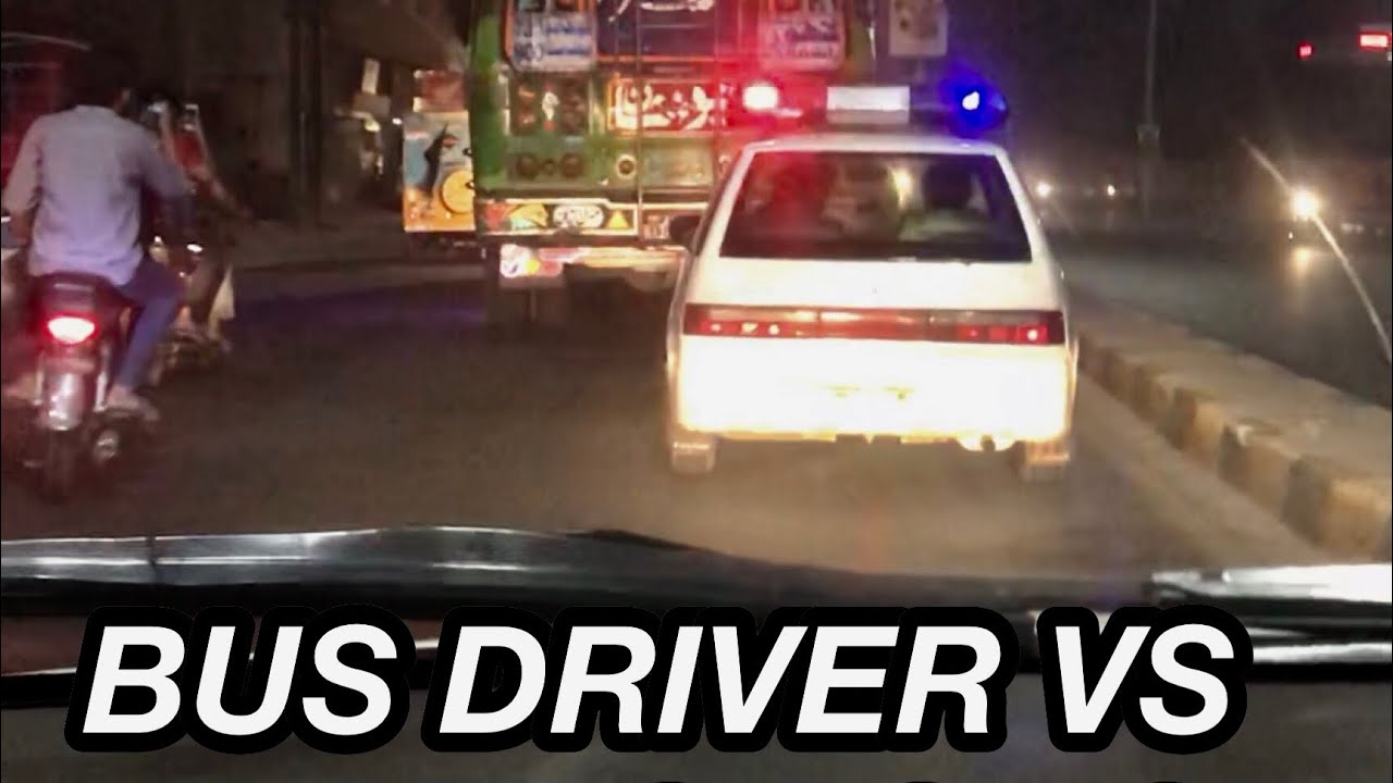 Angry Bus Driver Vs Traffic Police ROAD RAGE - YouTube