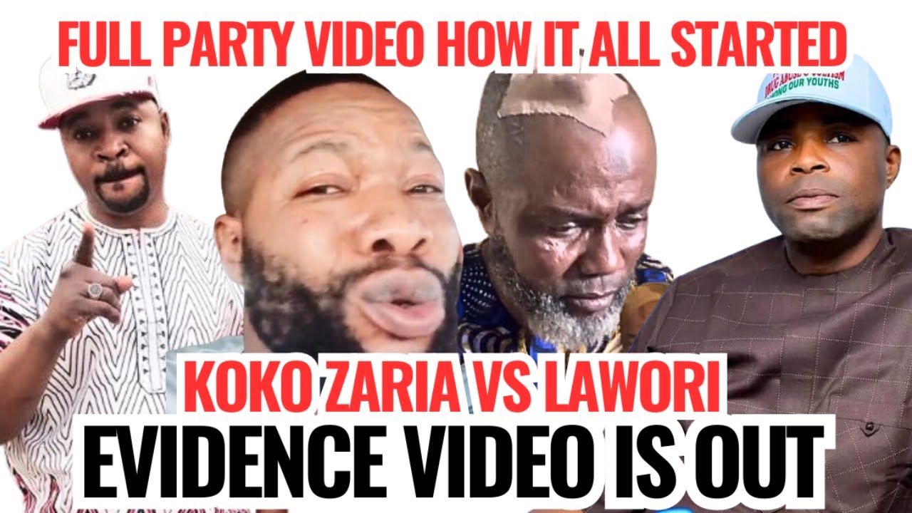 EVIDENCE ACTOR LAWORI ON STAGE FULL PARTY VIDEO WITH KOKO ZARIA BEFORE ...