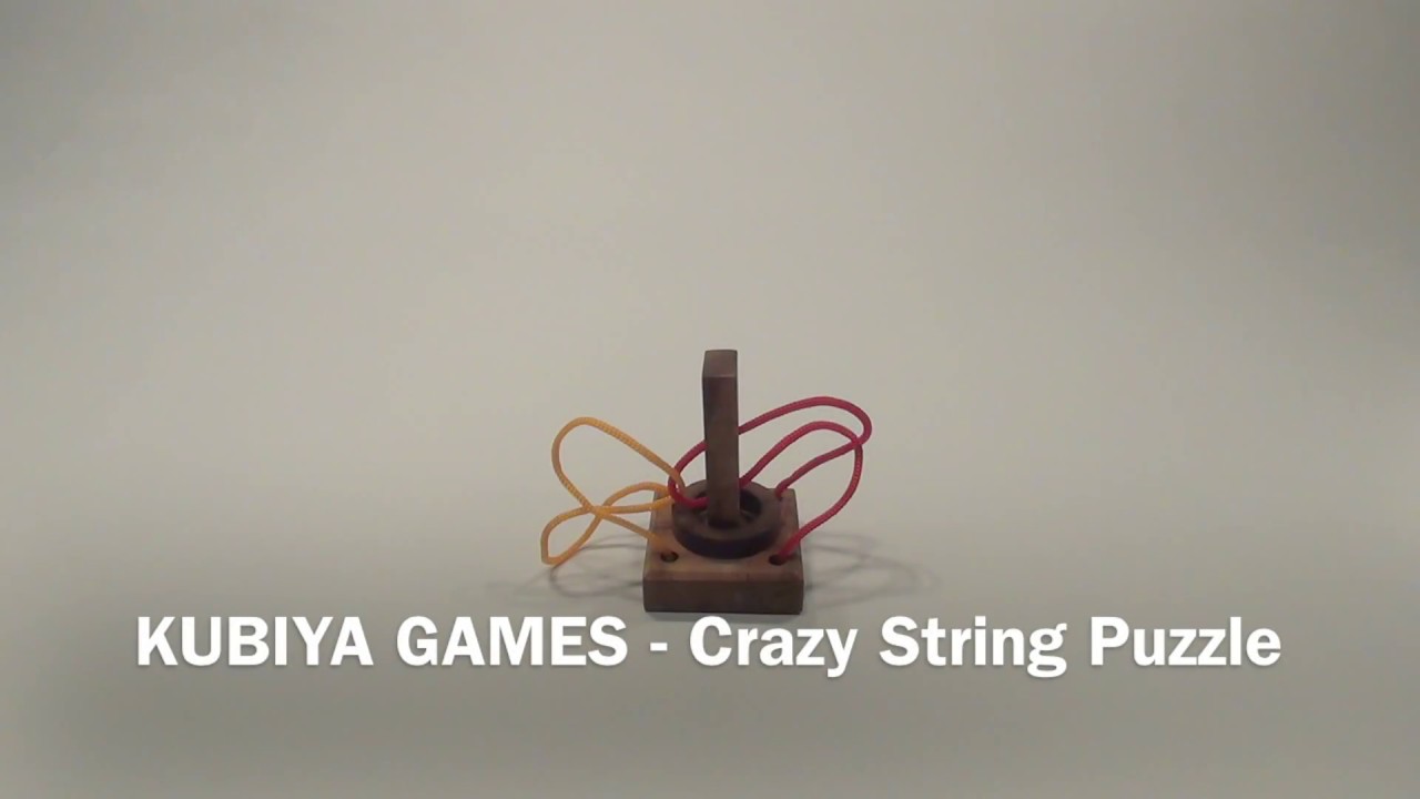 How To Solve The Crazy String Puzzle - BY KUBIYA GAMES - YouTube