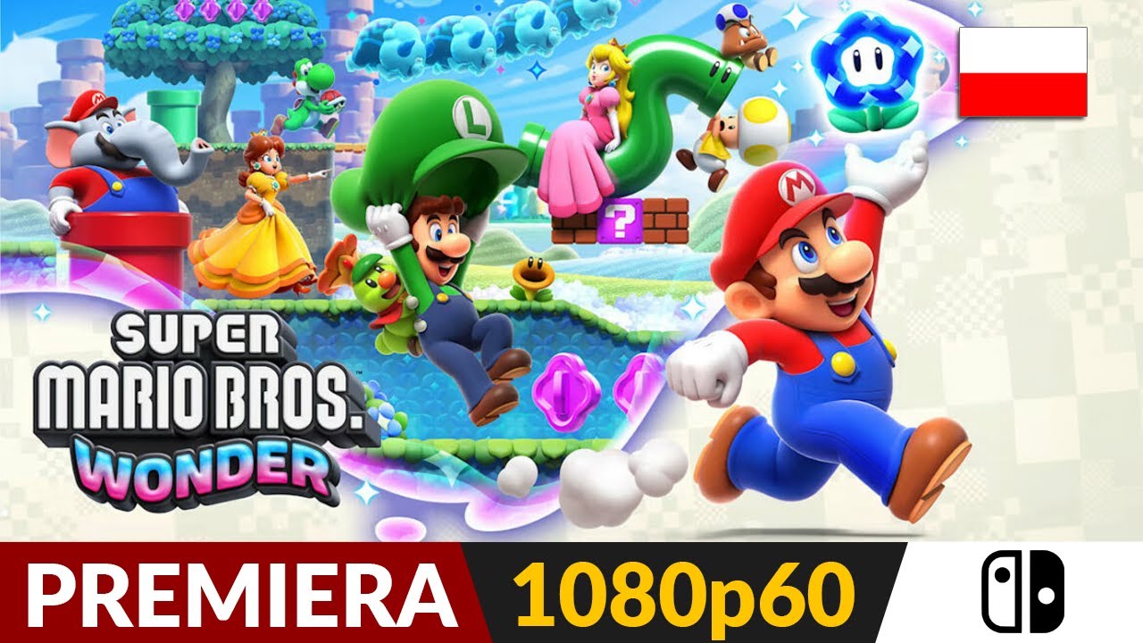 Super Mario Bros. Wonder PL 🧱 Gameplay 🌸 Klasyczny Mario w nowoczesnym ...