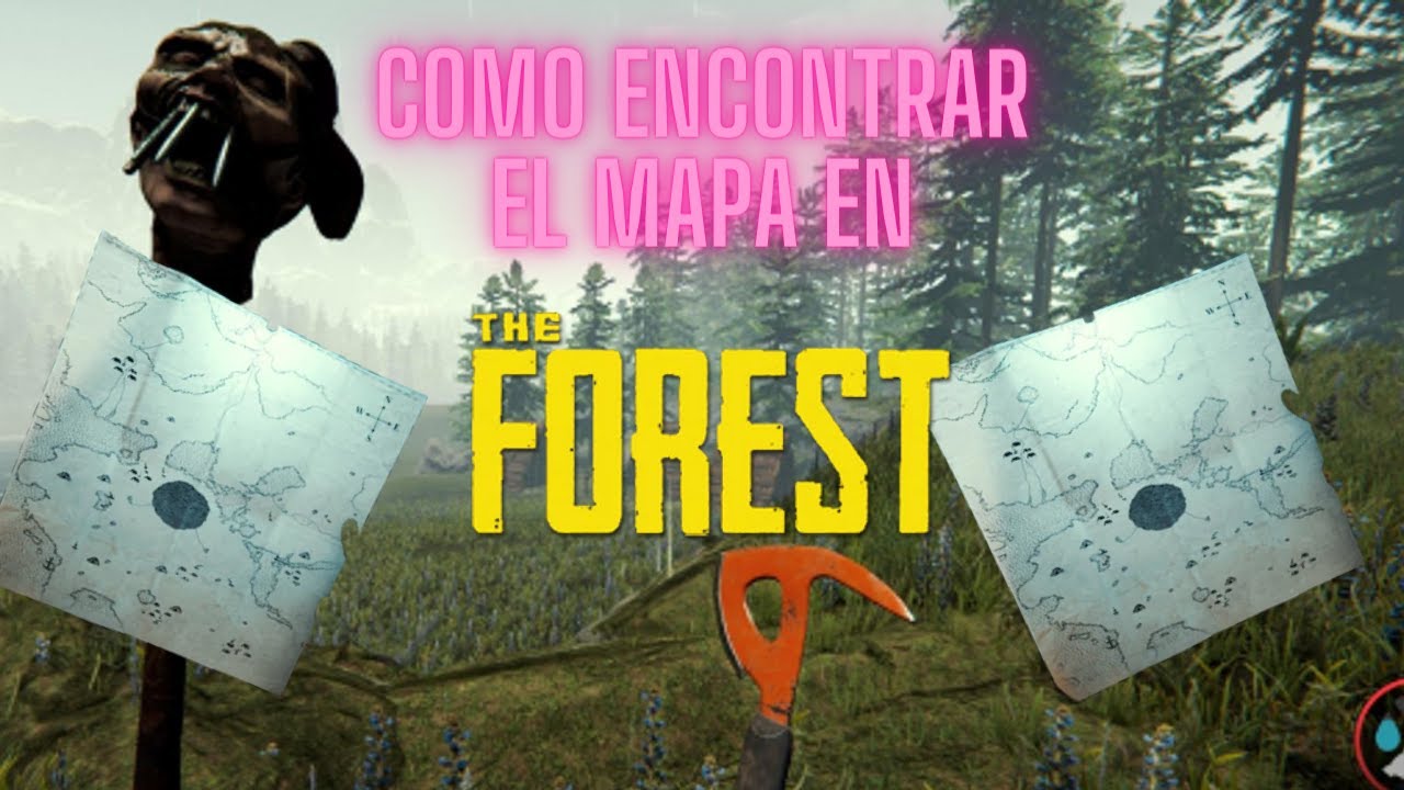 como encontrar el mapa en The Forest 2024 / guía de objetos / tutiral ...