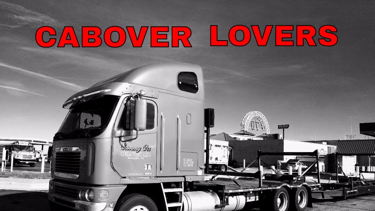 2001 Freightliner Cabover, Argosy. Walk around. - YouTube