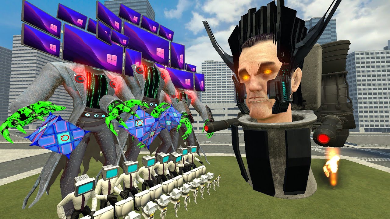 NEW TITAN GMAN SKIBIDI TOILET VS TITAN PC MAN, MONITOR MAN AND OTHERS ...