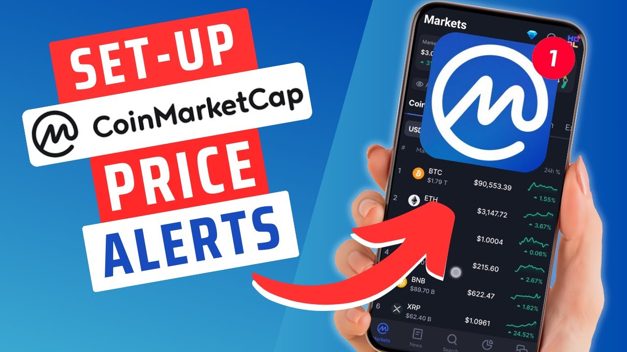 🔔How To Set up Crypto Price Alerts (Notifications) On CoinMarketCap ...