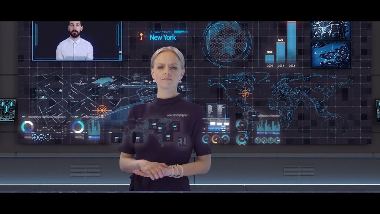 3D Visualization of Information Technology - Stereoscape Showreel - YouTube
