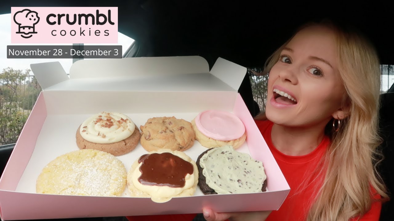 CRUMBL COOKIES this week | Lemon Crinkle, Boston Cream Pie, Gingerbread ...