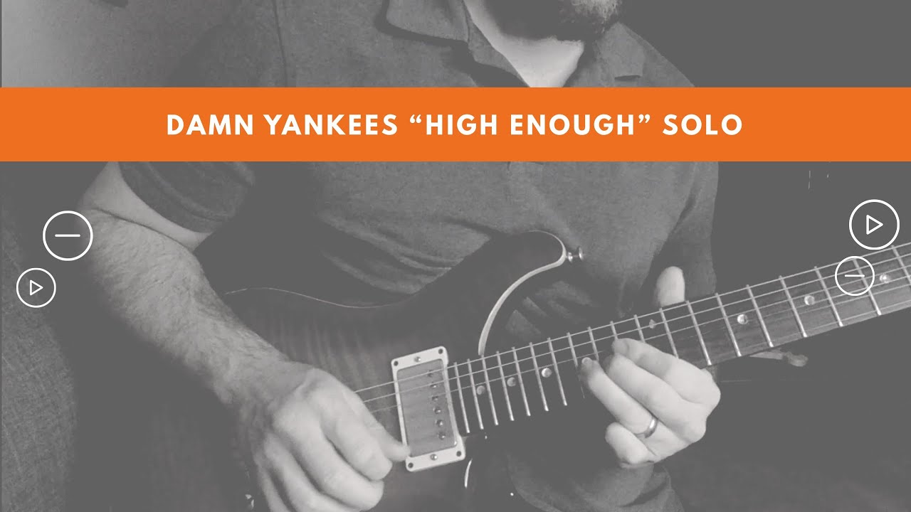 Damn Yankees "High Enough" Solo - YouTube