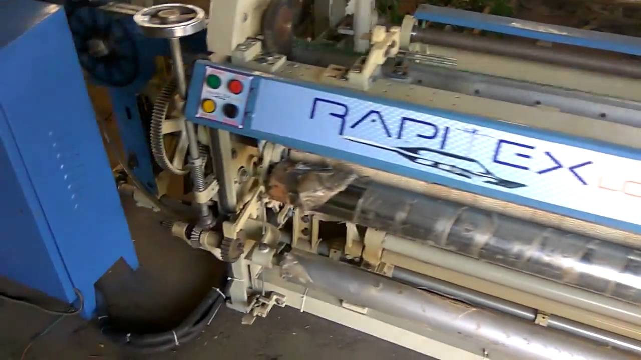 Rapier Loom & Power Loom Machinery By Rapitex Looms, Ahmedabad - YouTube