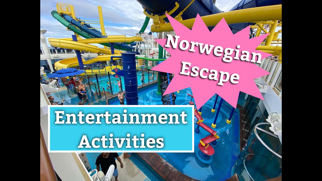 Norwegian Escape Cruise | Entertainment Activities - YouTube