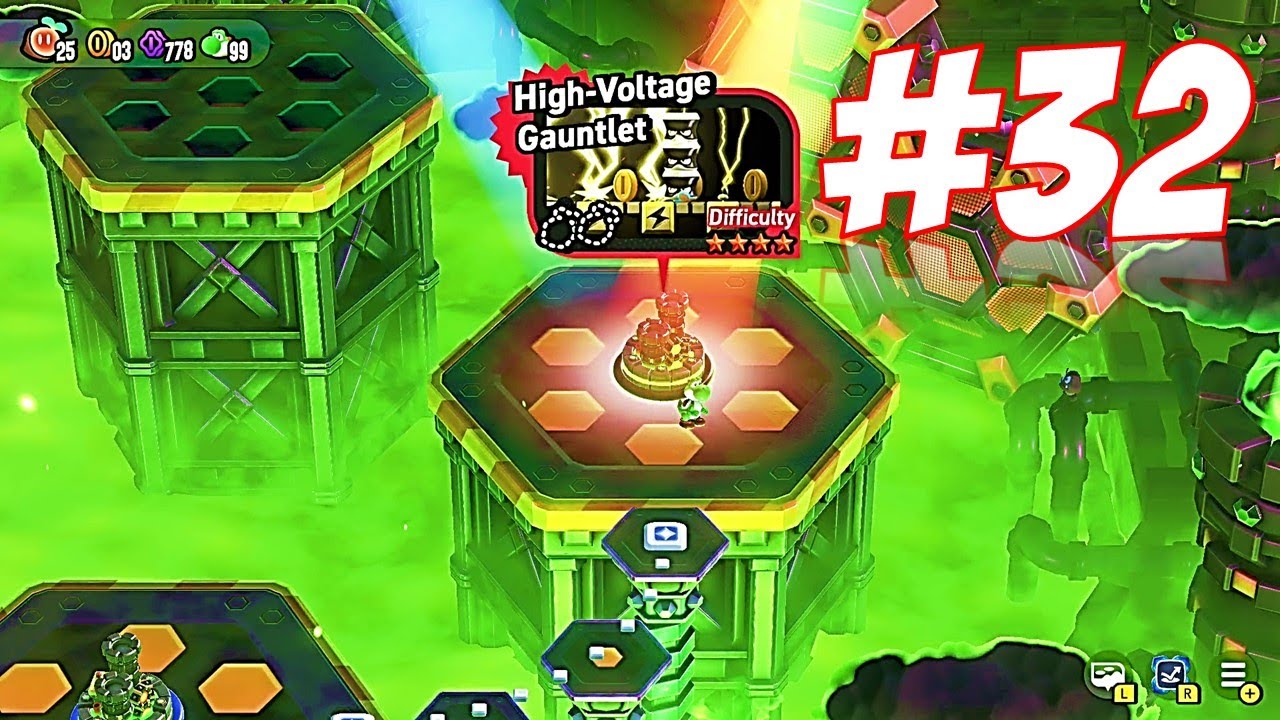Super Mario Bross Wonder Gameplay Nintendo Switch High Voltage Gauntlet ...