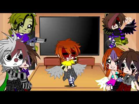 Aftons + Ennard, Glitchtrap react to Elizabeth aus {Bad apple} part 2