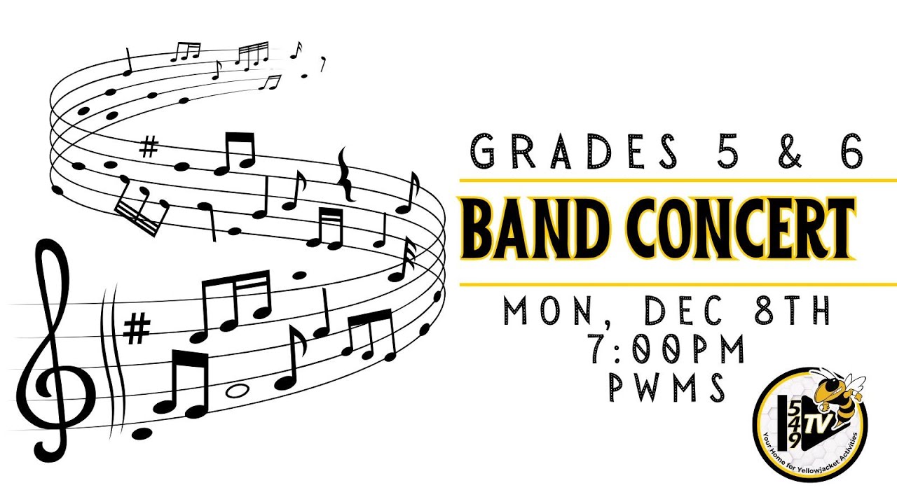 PWMS Fifth & Sixth Grade Band Concert - YouTube