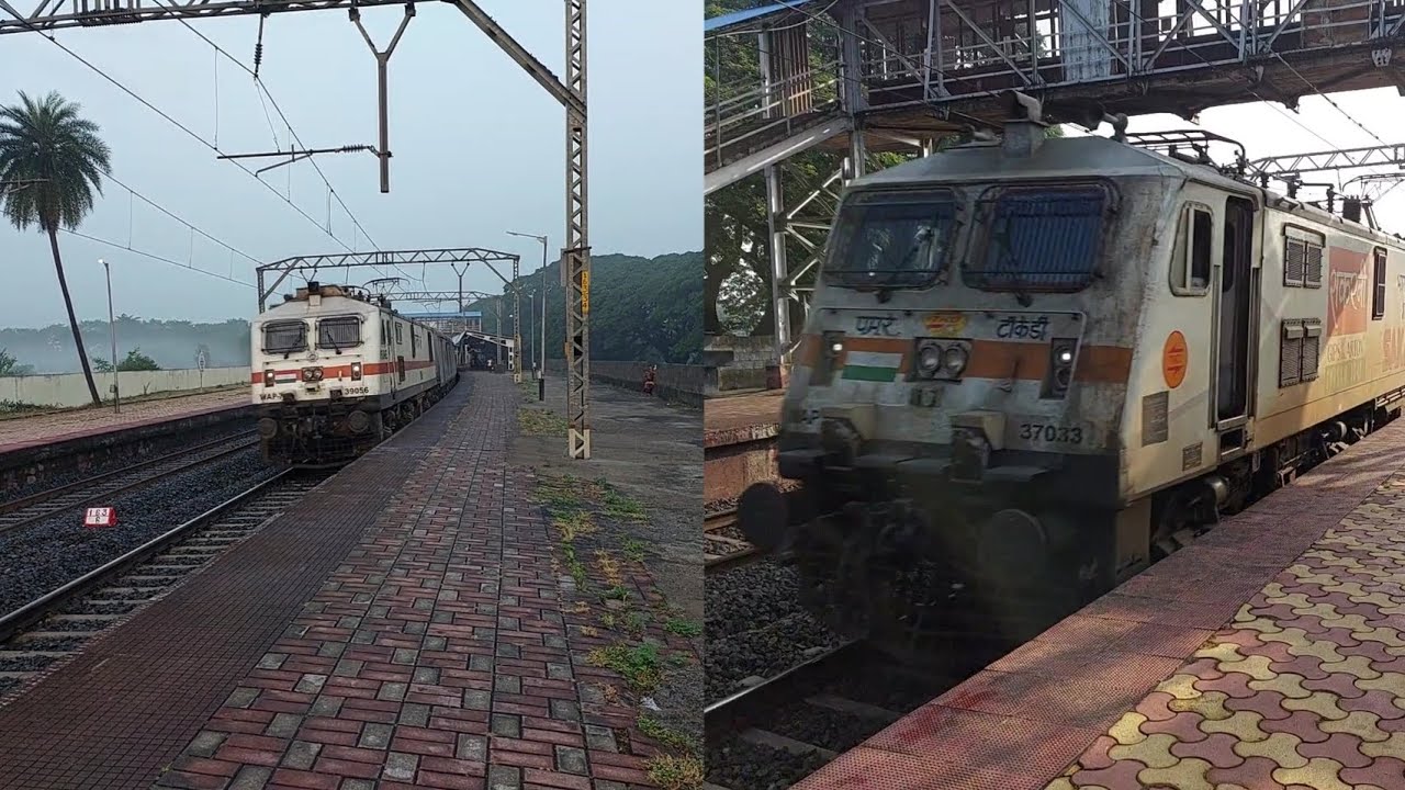 (2 in 1) Duronto Express at Begdewadi ft. ADI-PUNE & SC-LTT AC Duronto ...