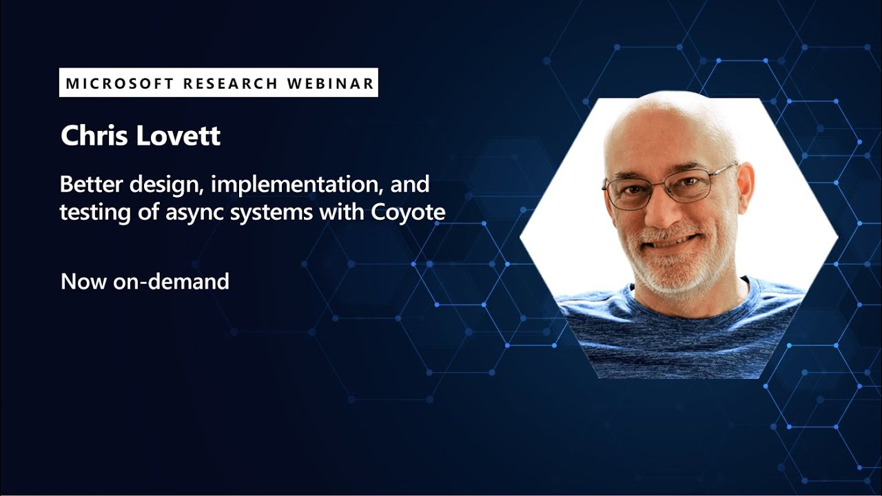 Better Design Implementation And Testing Of Async Systems With Coyote 3879