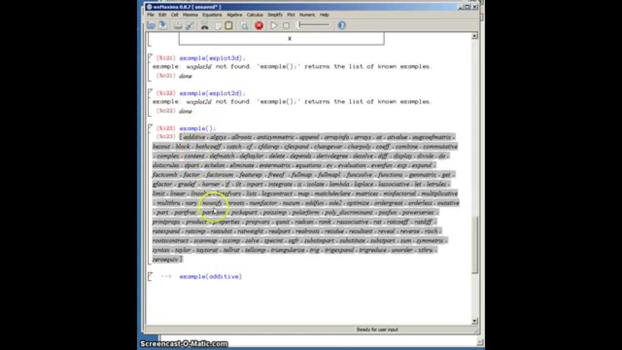 wxMaxima Tutorial #3 - YouTube