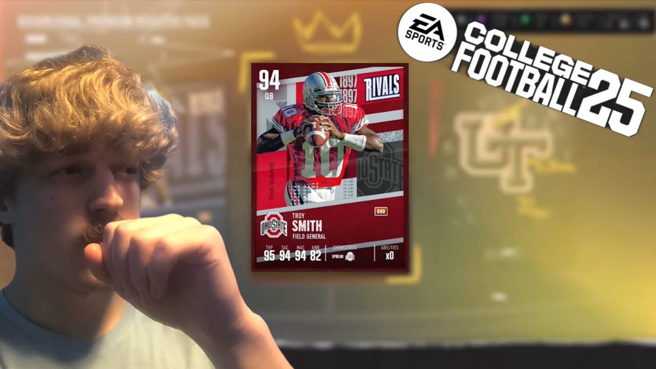 Limited Troy Smith is Insane!!!…(College Football 25: Ultimate Team ...