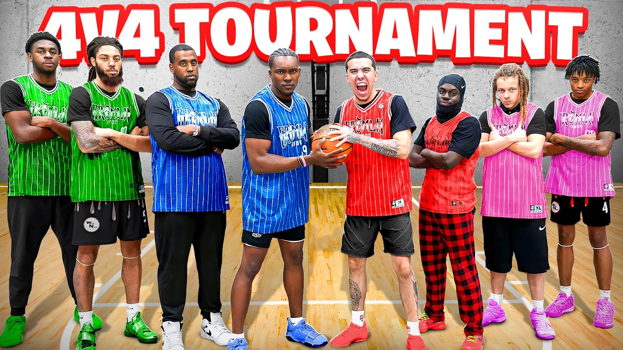 ULTIMATE High School 4v4 Basketball Tournament! - YouTube