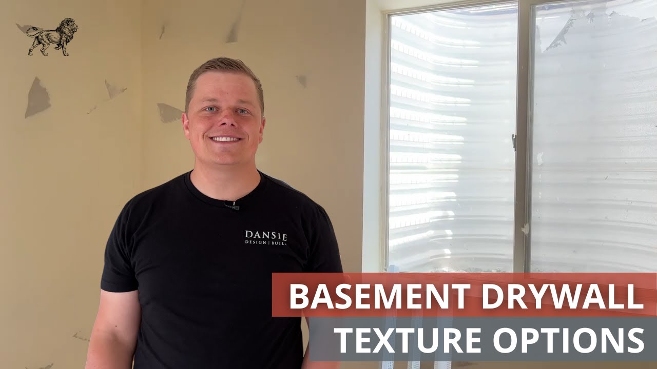 How to Choose Among Popular Basement Drywall Texture Options - YouTube
