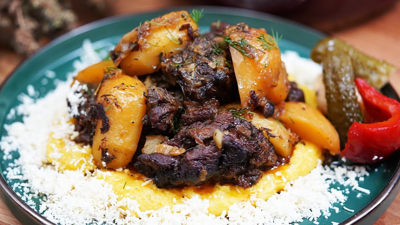 👉 Pastrama de Oaie la Cuptor cu Vin, o Friptura de Miel / Oaie pe ...