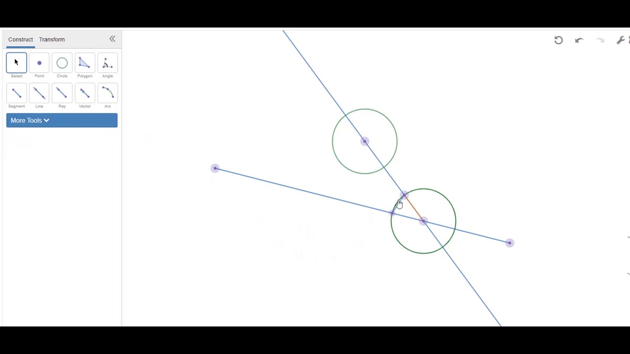 Parallel Line in Desmos - YouTube