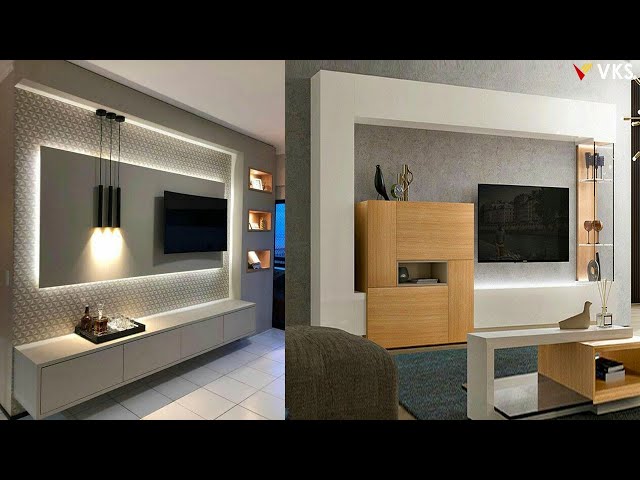 Living Room Lcd Tv Wall Unit Design Ideas | Baci Living Room