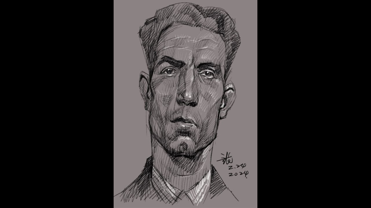 "How to Create a Computer Portrait Using Digital Drawing Software: From ...
